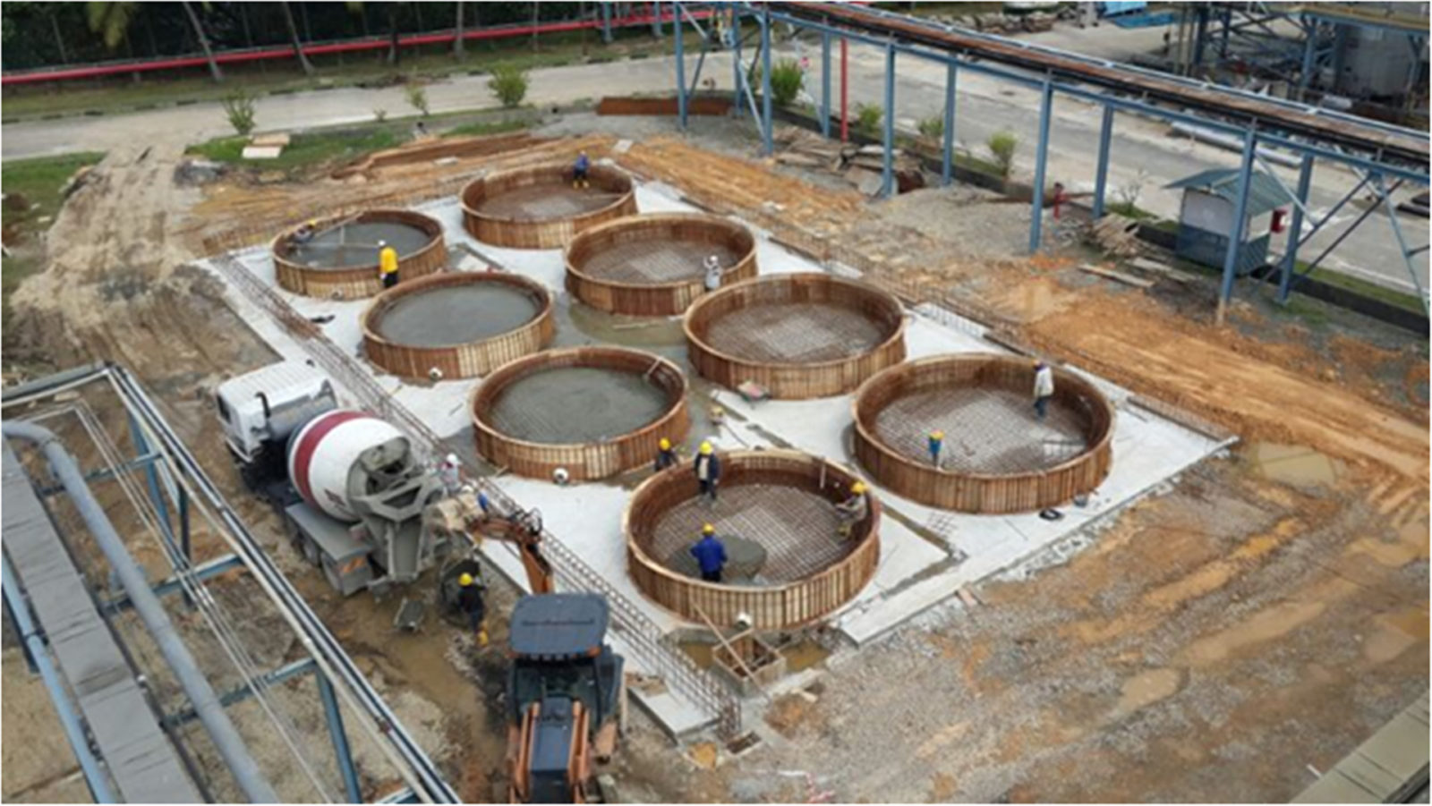 Tank Farm Fondation - MATECH Engineering & Construction Sdn Bhd